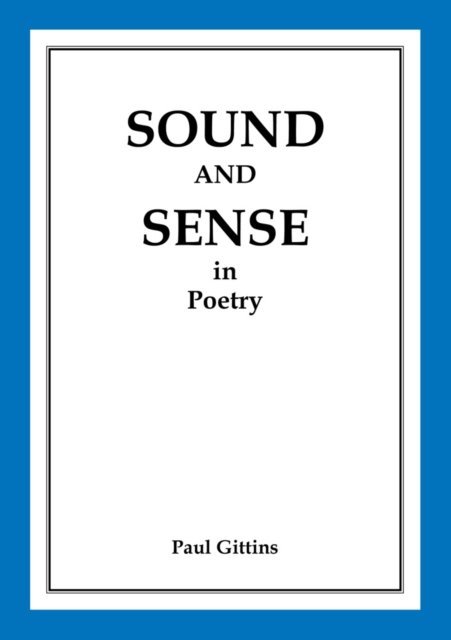 Sound and Sense in Poetry - Paul Gittins | Książka w Empik