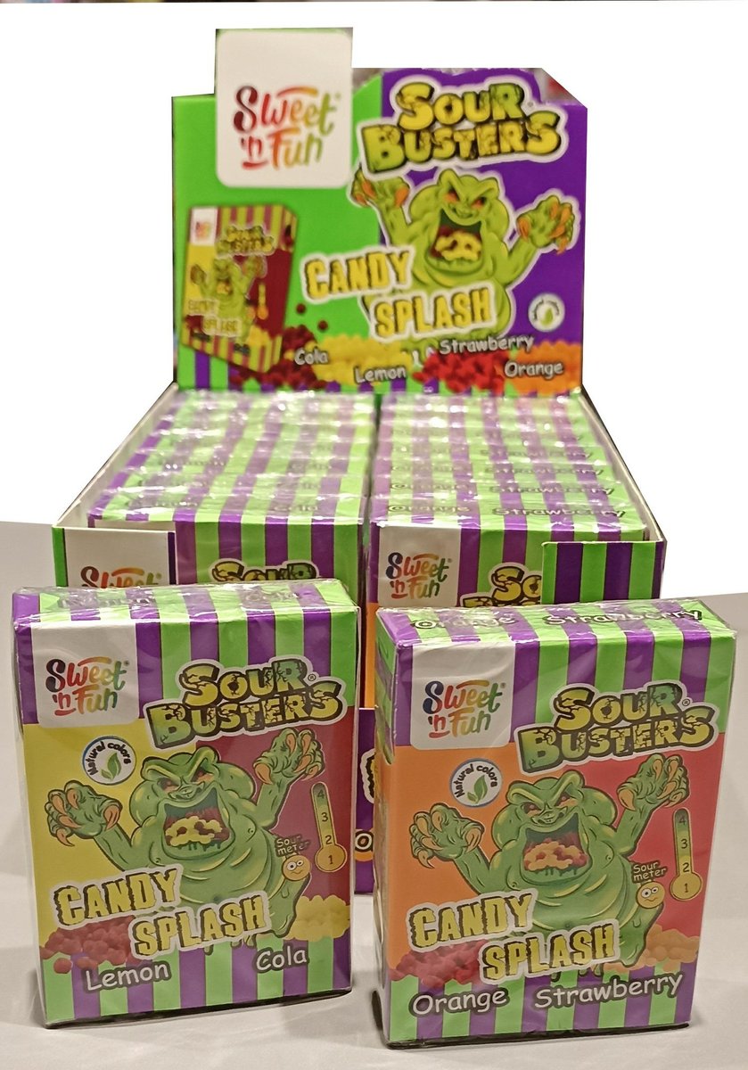 Sour Busters Candy Splash Dwa Smaki 45G - Inna marka | Sklep EMPIK.COM