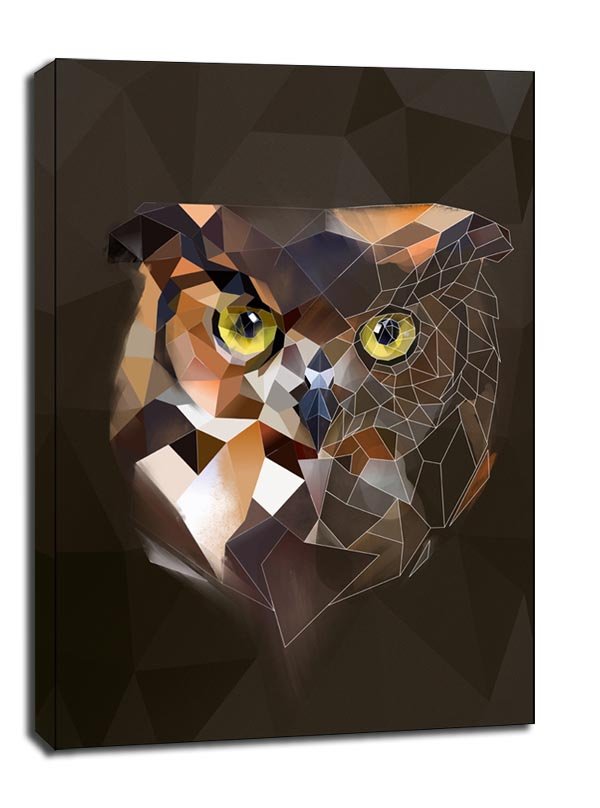 Sowa Tło - Obraz Na Płótnie 40X50 Cm - Galeria Plakatu | Sklep EMPIK.COM