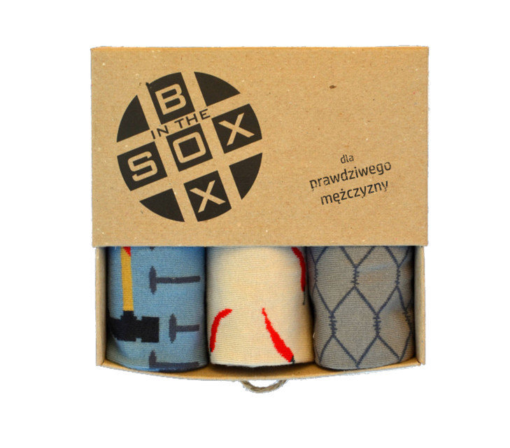 Sox in the Box, Skarpety męskie, Box dla Prawdziwego Mężczyzny, rozmiar ...
