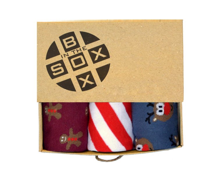 Sox in the Box, Skarpety męskie, Box Świąteczny (2), rozmiar 39/42 ...