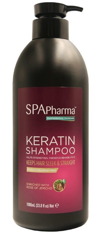 Spa Pharma Keratin Shampoo Szampon Do Włosów Z Keratyną 1000ml | Sklep ...