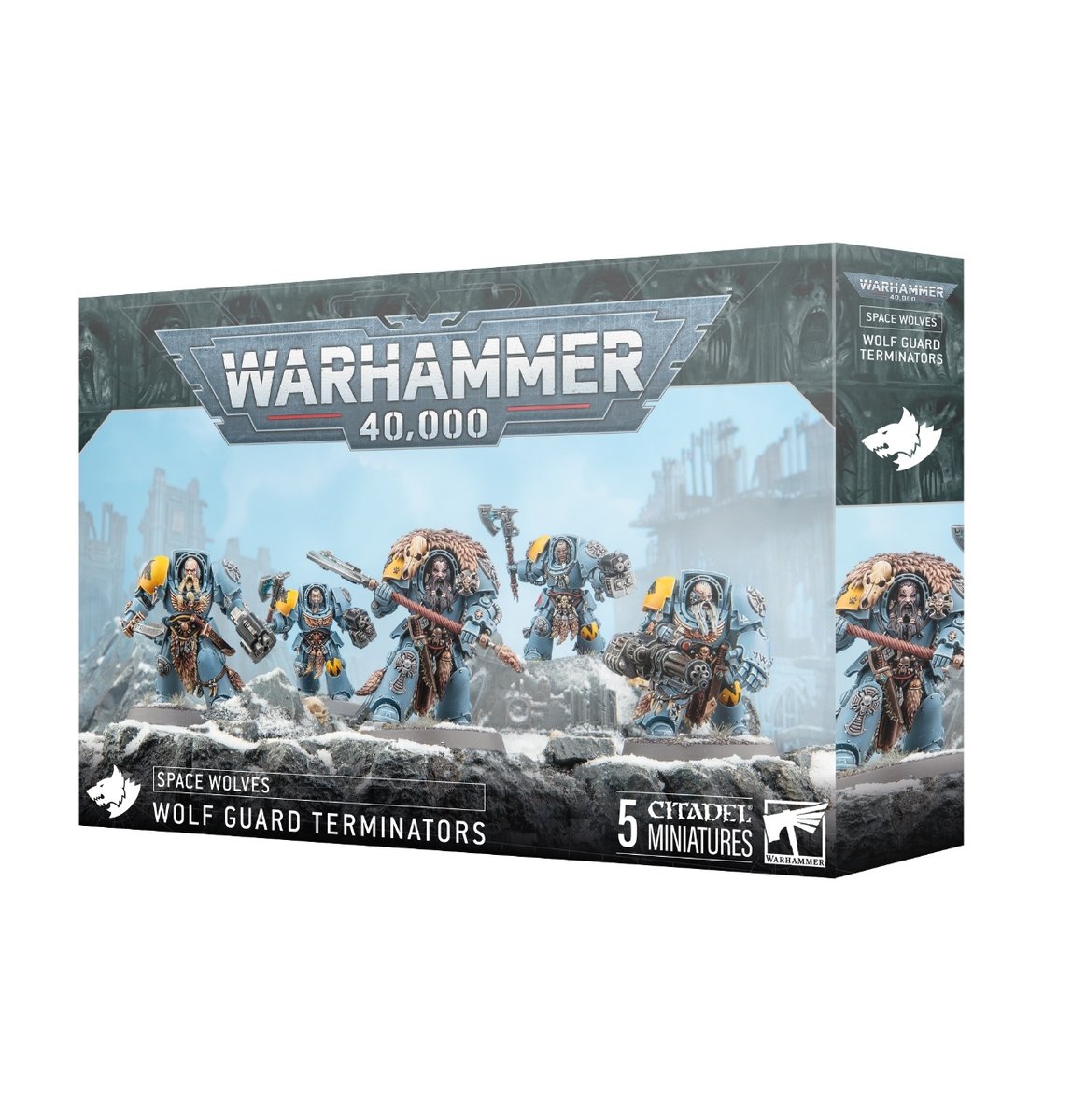 SPACE WOLVES: WOLF GUARD TERMINATORS Pre-order NEW, Games Workshop ...