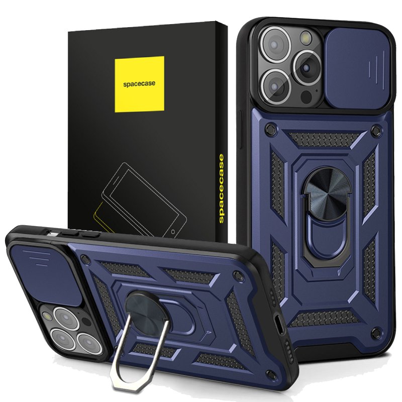 Spacecase Camring Iphone 13 Pro Niebieski - SpaceCase | Sklep EMPIK.COM