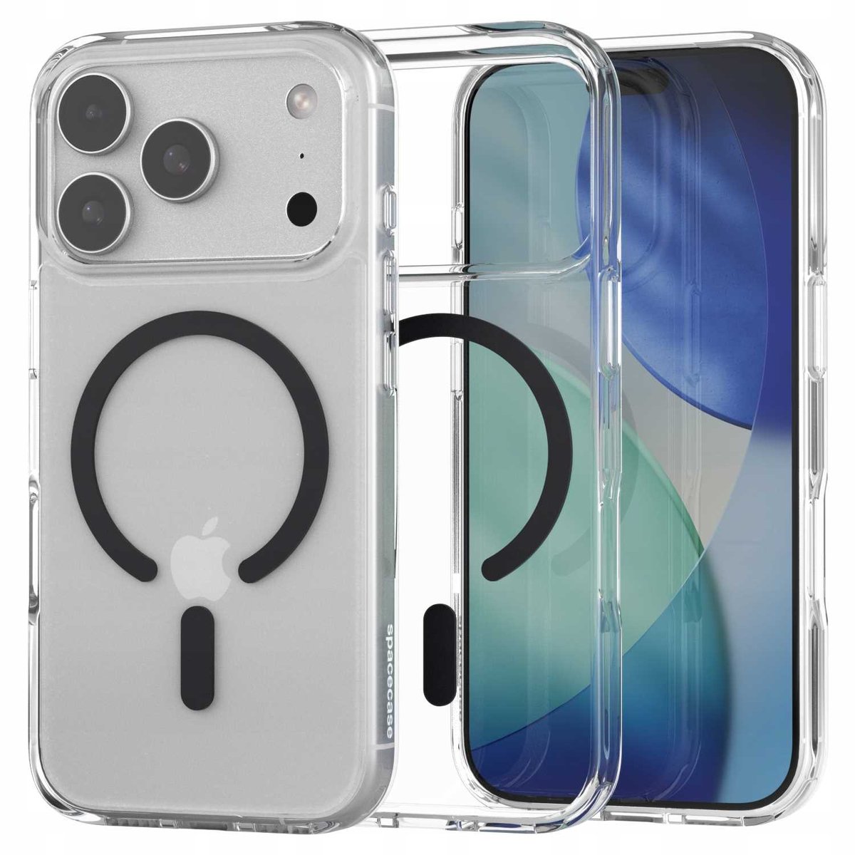 Spacecase Clear Mag iPhone 17 Pro black - Spacecase | Sklep EMPIK.COM