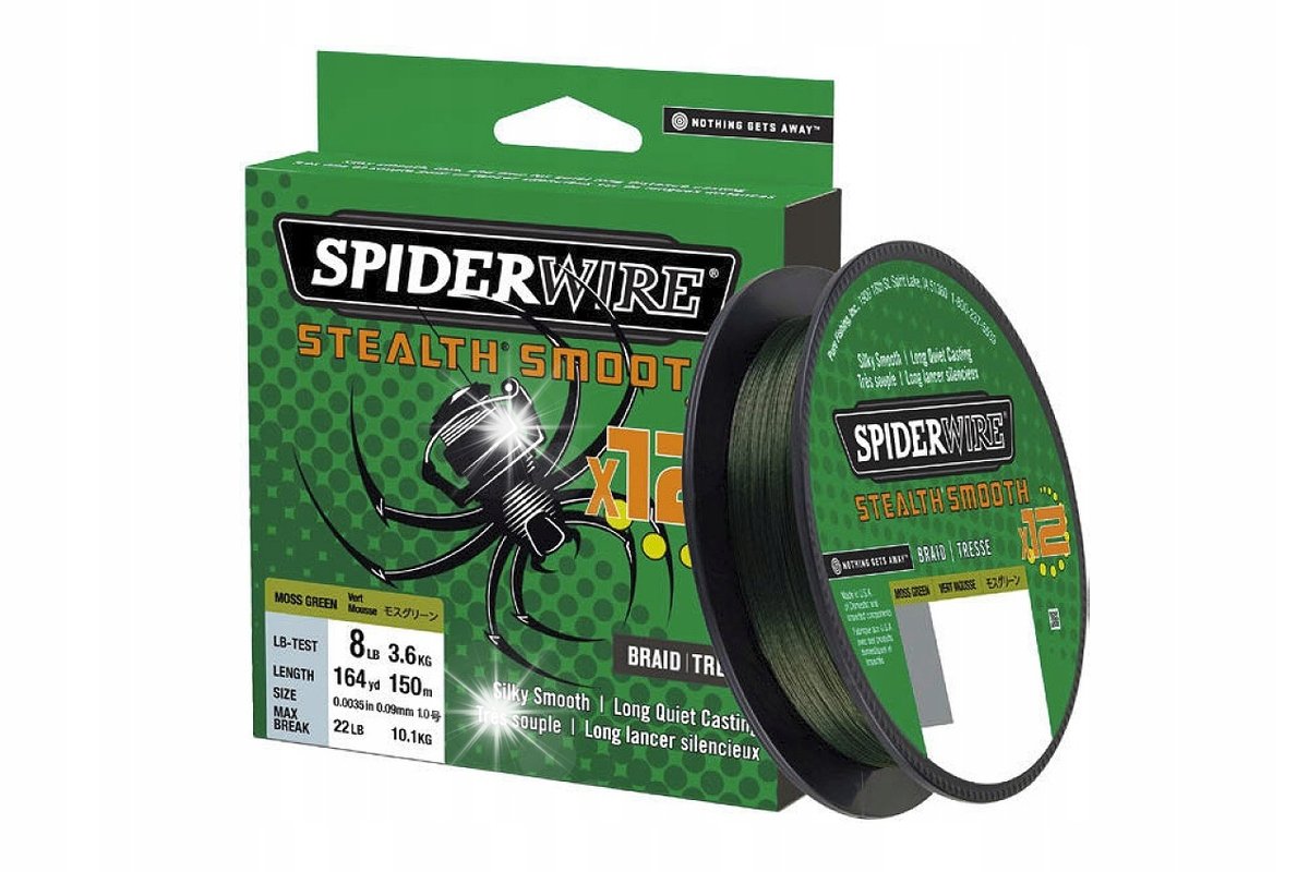 Spiderwire Stealth Smooth 12 Braid 0,19Mm/150M - Inna marka | Sport ...