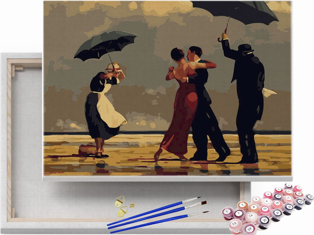 Śpiewający lokaj - Jack Vettriano - Malowanie po numerach - Beliart ...