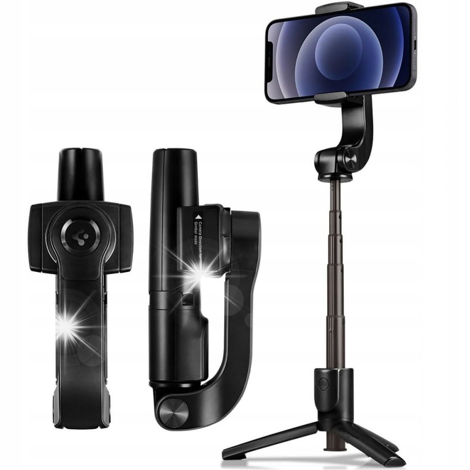 SPIGEN GIMBAL KIJEK SELFIE STICK TRIPOD STATYW DO IPHONE 12 13 14 15 ...