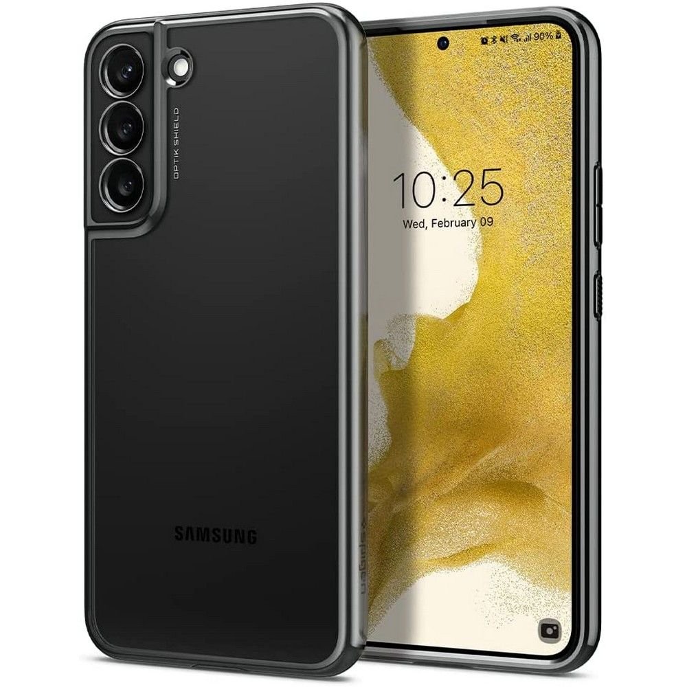 Spigen nakładka Optik Crystal do Samsung Galaxy S22 chrome grey ...