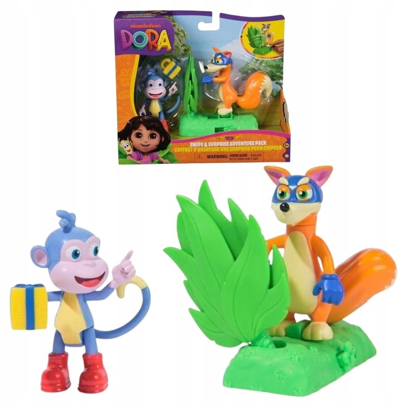 Spin Master Dora Poznaje Świat Zestaw Figurki Rabuś I Butek + Akcesoria ...