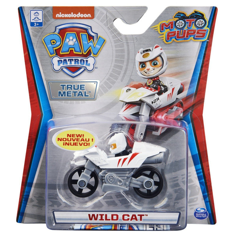 Spin Master, Pojazd Psi Patrol Die-Cast Moto Wild Cat - Spin Master ...
