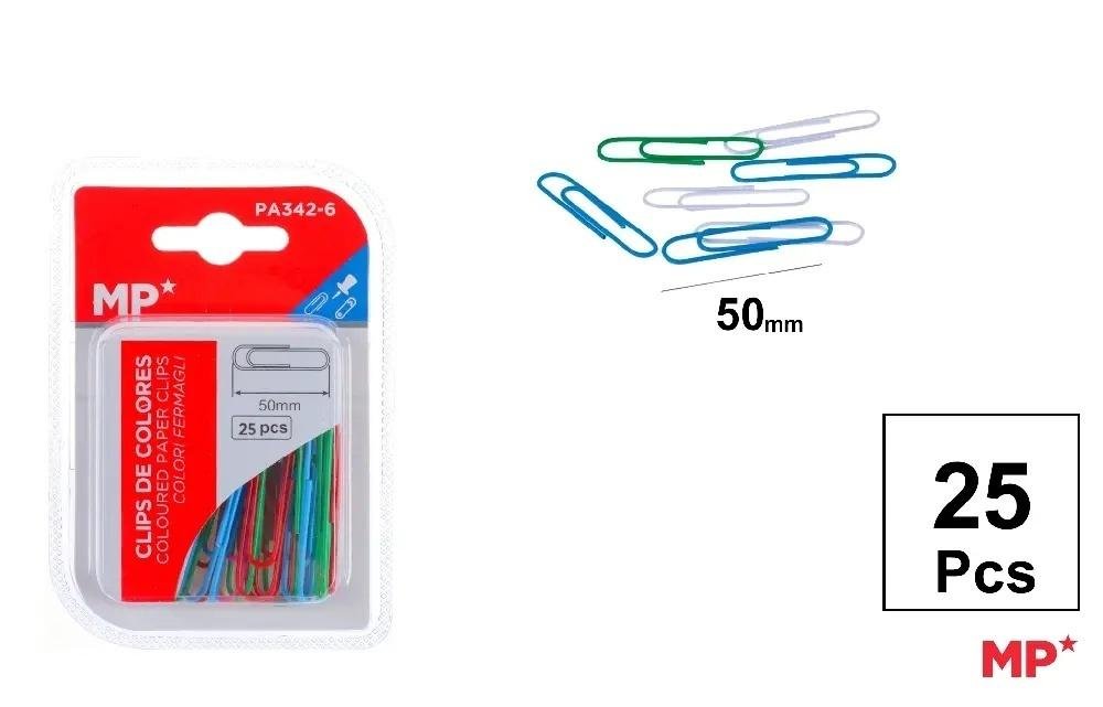 Spinacz biurowy 50mm 25szt Kolorowe - Inna marka | Sklep EMPIK.COM