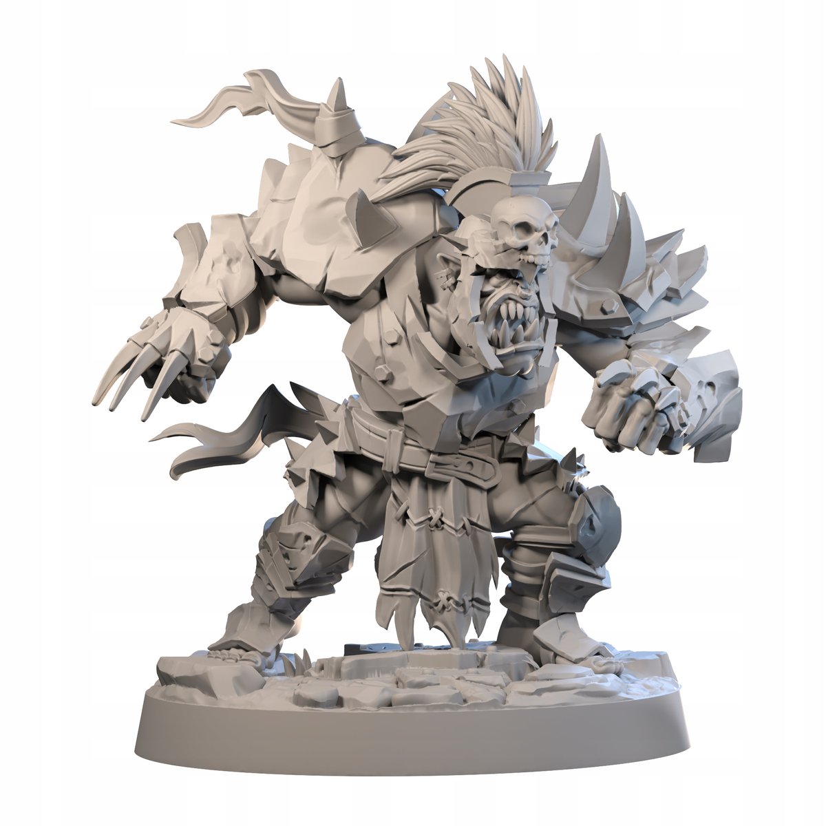 Spine Ripper - Orc Warrior (Ork Wojownik) - Wersja B - StarBurst3D ...