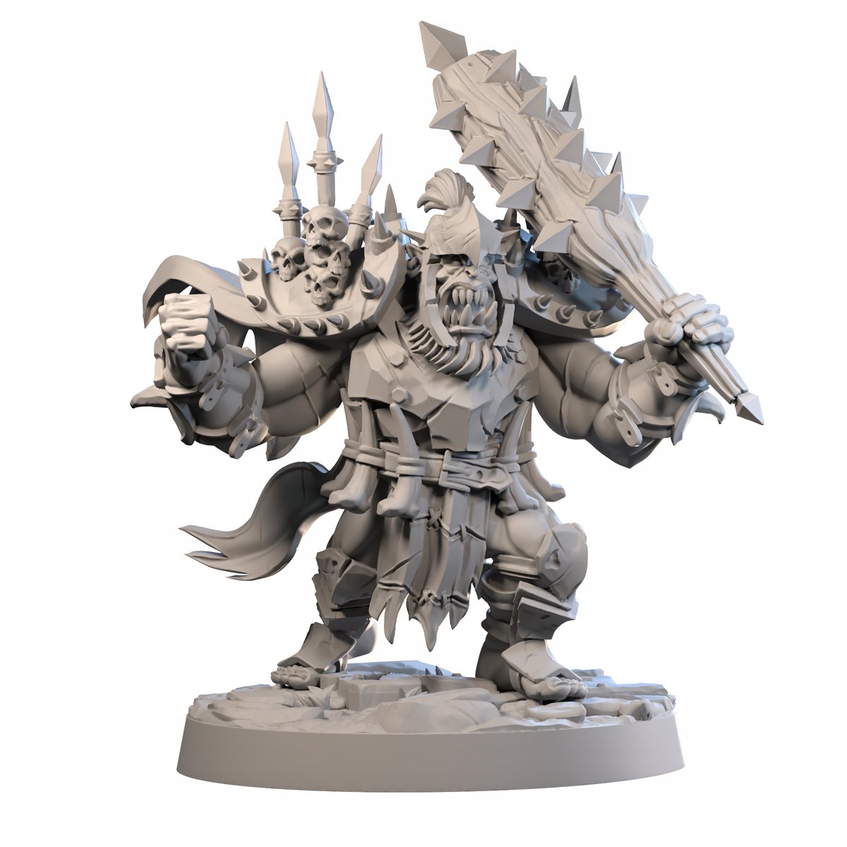 Spine Ripper - Orc Warrior (Ork Wojownik) - Wersja F - StarBurst3D ...