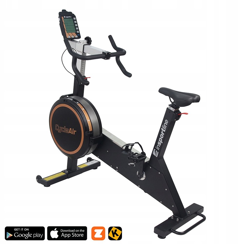 Spinningowy rower treningowy powietrzny inSPORTline CycleAir ZWIFT ...