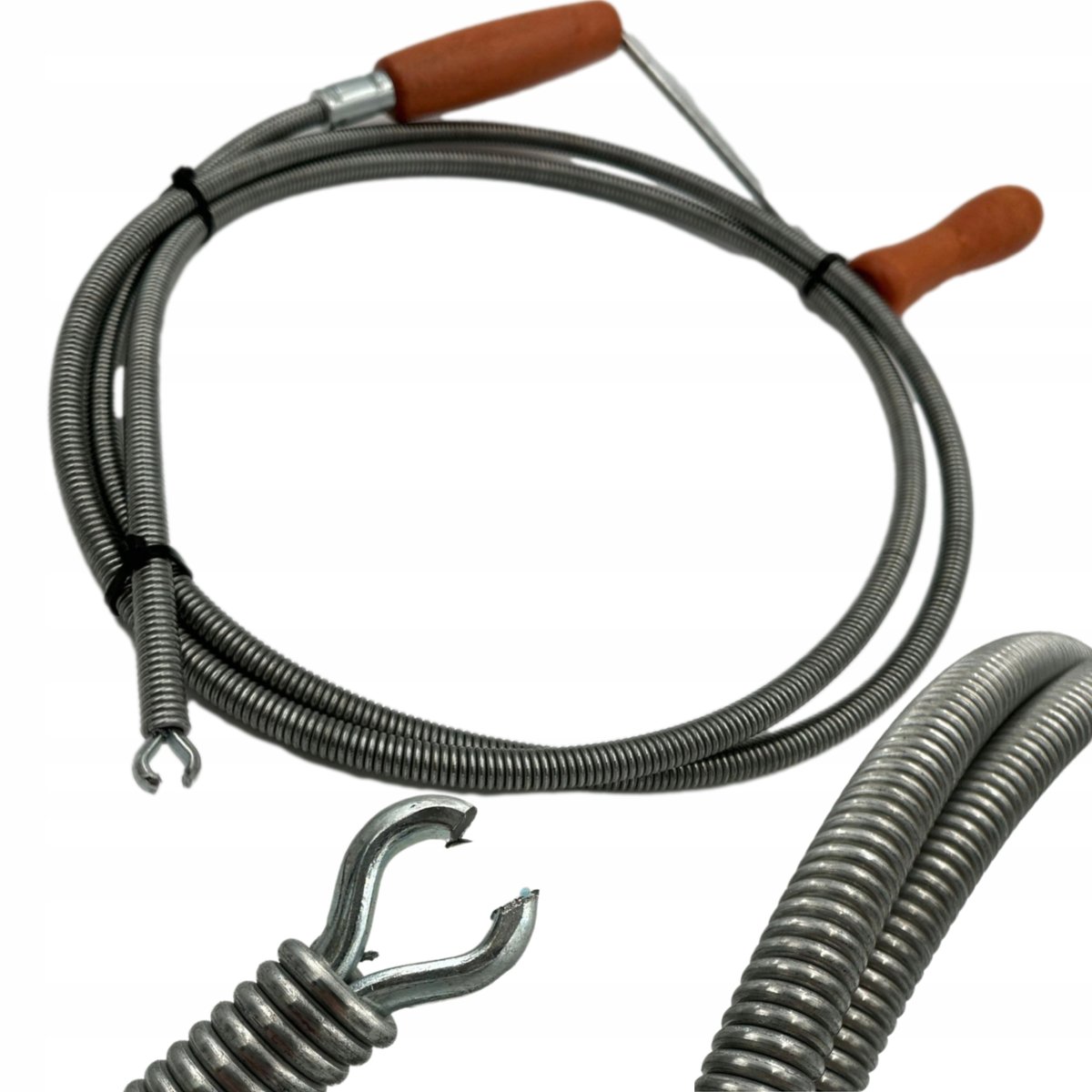 SPIRALA DO RUR ŻMIJKA KANALIZACYJNA fi9 5m MOCNA SPRĘŻYNA PRZETYKACZ RURY - Mimet | Sklep EMPIK.COM