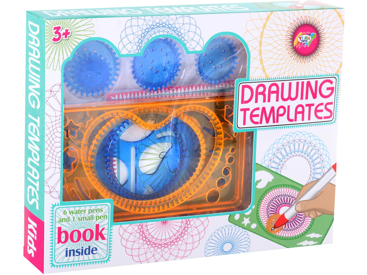 SPIROGRAF MEGA ZESTAW DO RYSOWANIA PISAKI NAUKA ZABAWA EDUKACJA ...