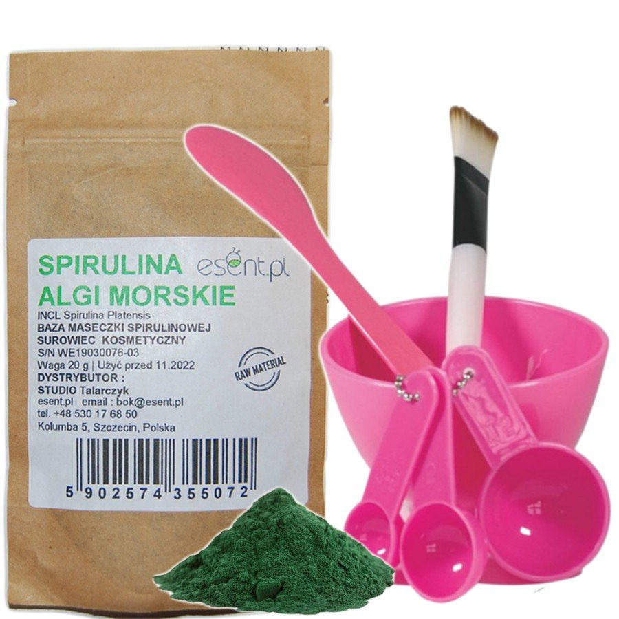 Spirulina Algi Morskie 20g + zestaw do Alg - Esent | Sklep EMPIK.COM
