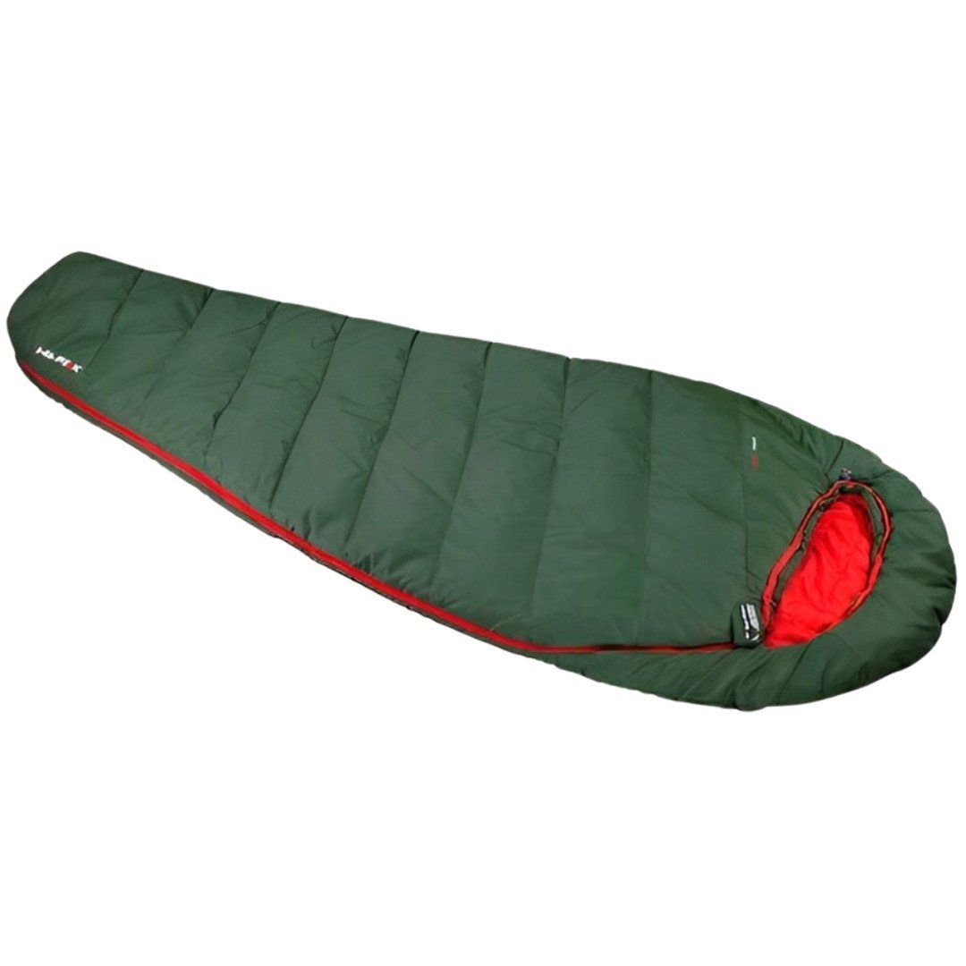 Śpiwór High Peak Pak 1000 Eco 220x80x50 cm zielono-czerwony 23251 High ...