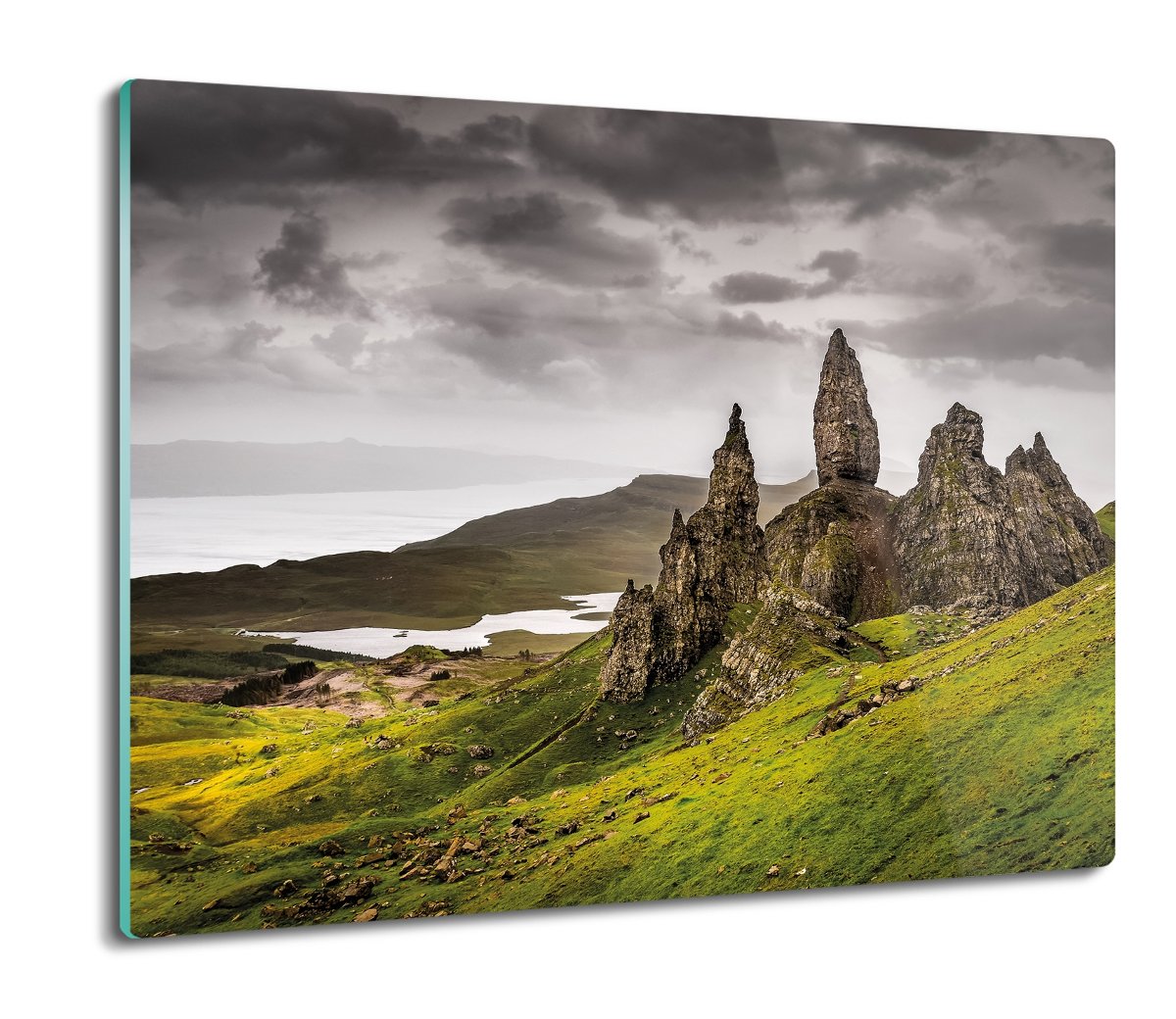 splashback z grafiką Skały wzgórza chmury 60x52, ArtprintCave ...