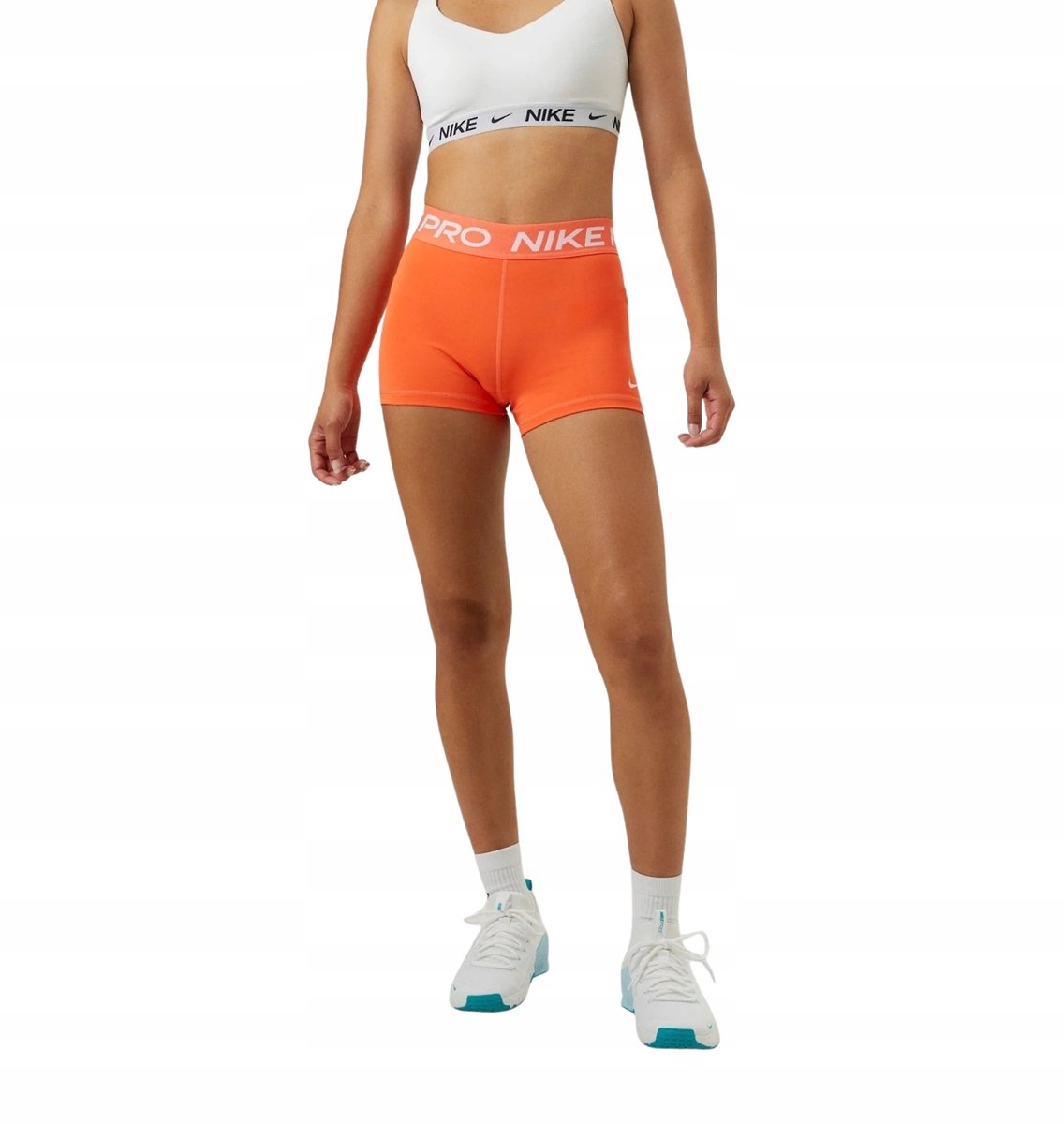 Spodenki damskie NIKE PRO Pomarańczowe (CZ9857-842) S - Nike ...