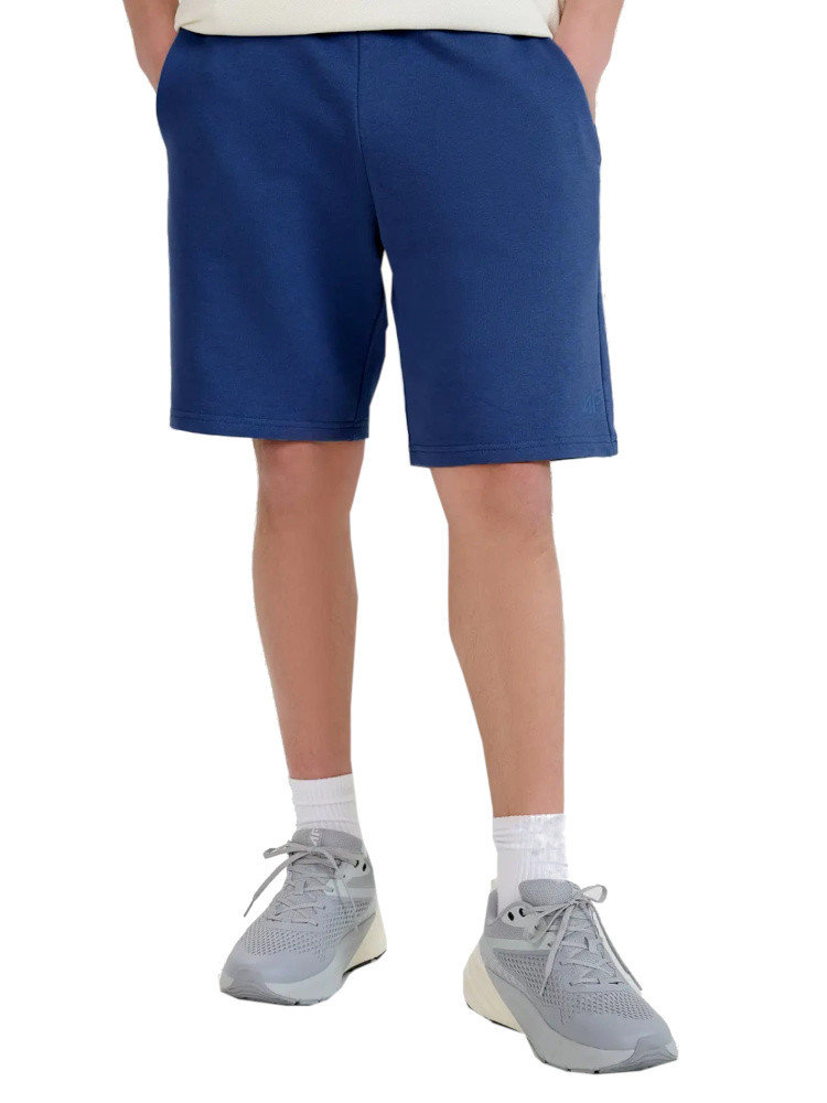 Spodenki dresowe męskie 4FWMM00TSHOM543 - granatowe XXL - 4F | Moda Sklep EMPIK.COM