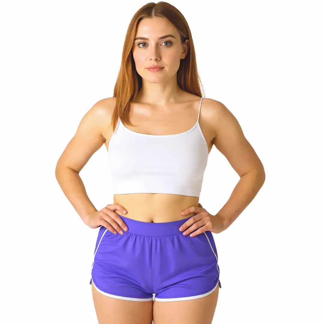 Spodenki kąpielowe damskie NA BASEN plażowe fioletowe Captain Mike 44 - Captain Mike | Moda ...