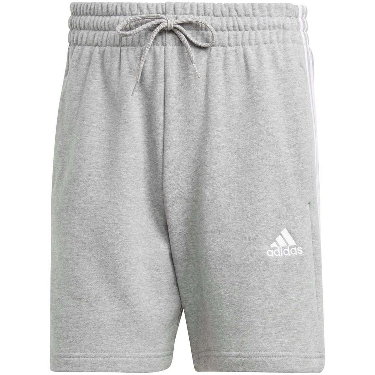 Spodenki męskie adidas Essentials French Terry 3-Stripes szare IC9437 L ...