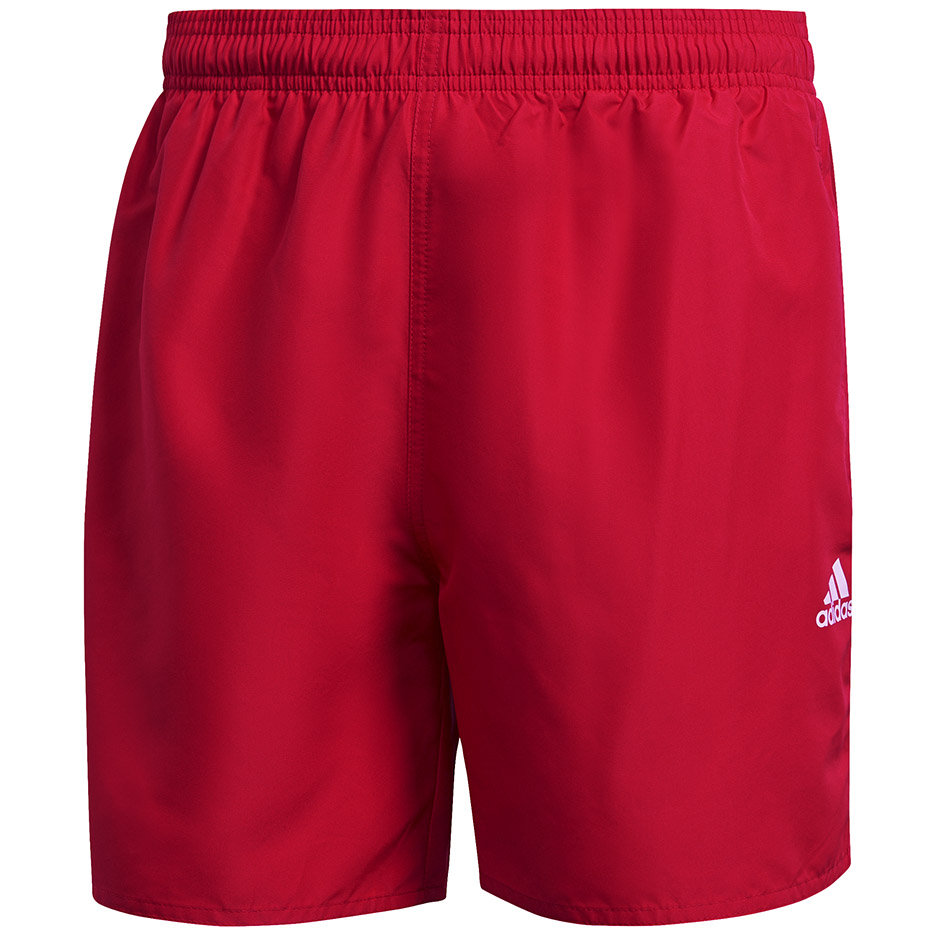 Spodenki męskie kąpielowe adidas Short Length Solid Swim czerwone ...
