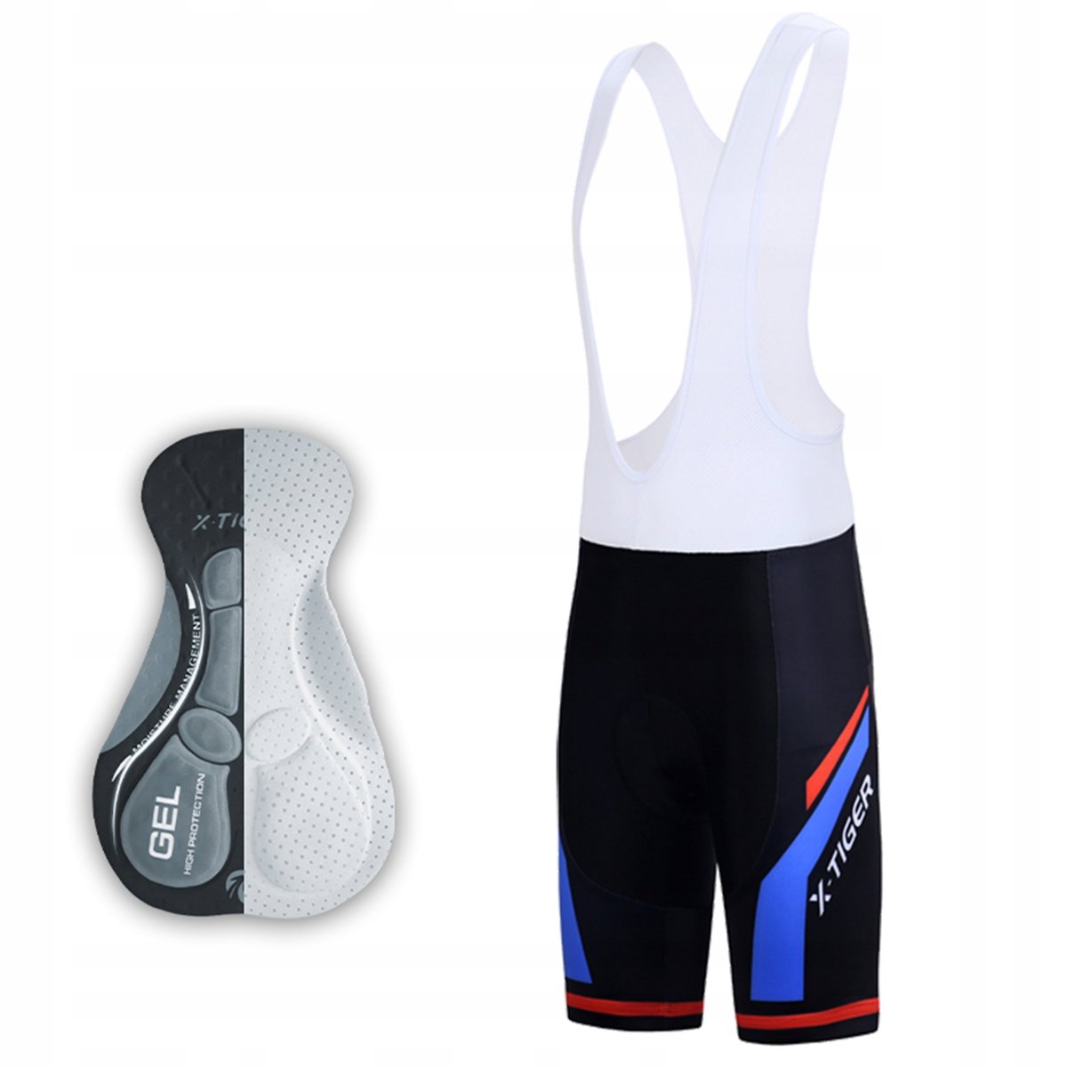 SPODENKI NA ROWER MĘSKIE Z WKŁADKĄ ŻELOWĄ X-TIGER - X-Tiger | Sport ...