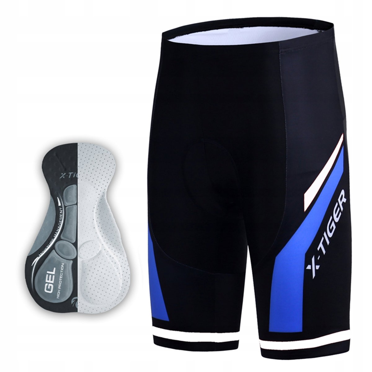 Spodenki Rowerowe Kolarskie Męskie Termiczne Żelowe Termoaktywne X ...