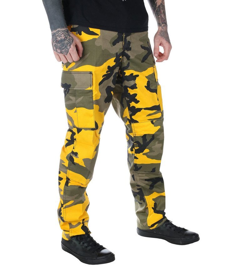 spodnie bojówki MMB US BDU HOSE YELLOW CAMO-XL - Inna marka | Moda Sklep EMPIK.COM