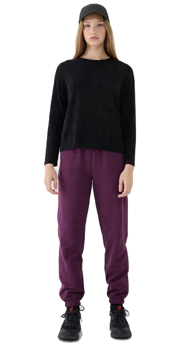 Spodnie Damskie Dresowe Bawełniane Sportowe Wygodne 4F F1013 R. Xl - 4F ...
