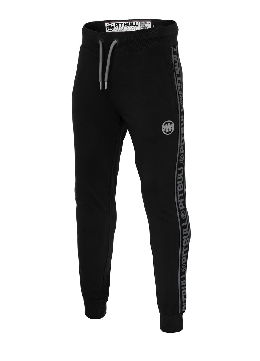 Spodnie dresowe French Terry BYRON Czarne L - Pitbull West Coast | Moda ...