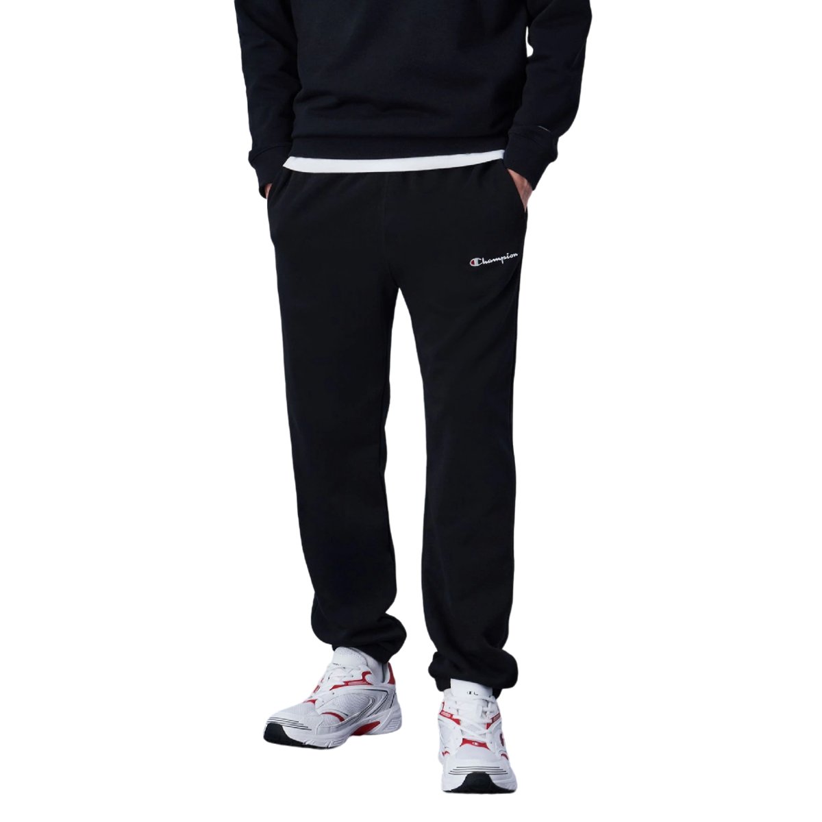 Spodnie dresowe męskie Champion Minimal Script Logo Joggers 219895 r.S ... Spodnie dresowe męskie Champion Minimal Script Logo Joggers 219895 r.S ...