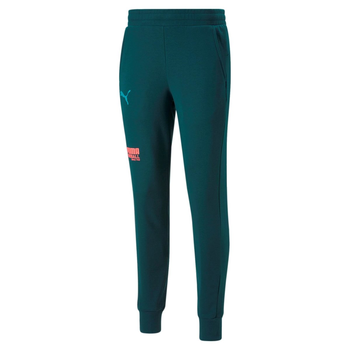 Spodnie dresowe męskie Puma FUTBALL STREET zielone 65796506-S - Puma ...