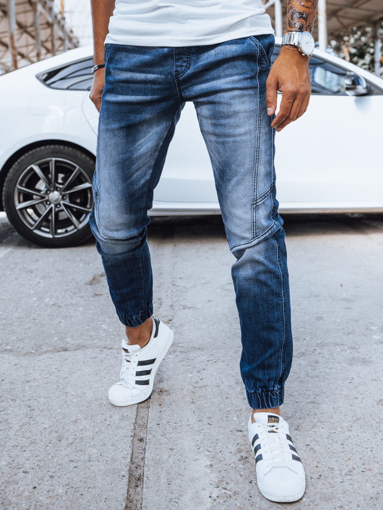 Spodnie męskie jeansowe joggery niebieskie Dstreet UX4036-XXL - Inna ...