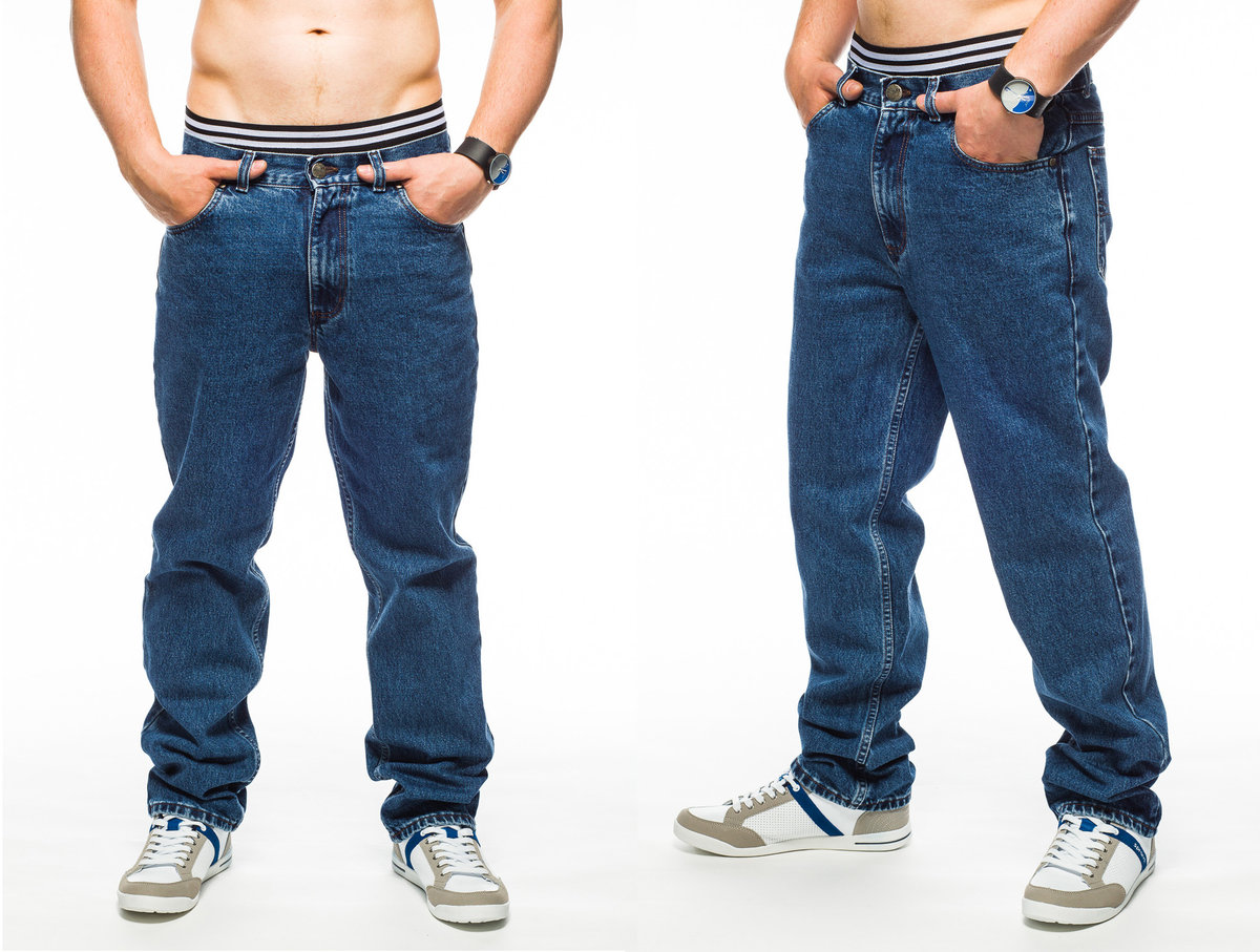 SPODNIE MĘSKIE KLASYCZNE STANLEY JEANS 001 90/L32 - Inna marka | Moda ...