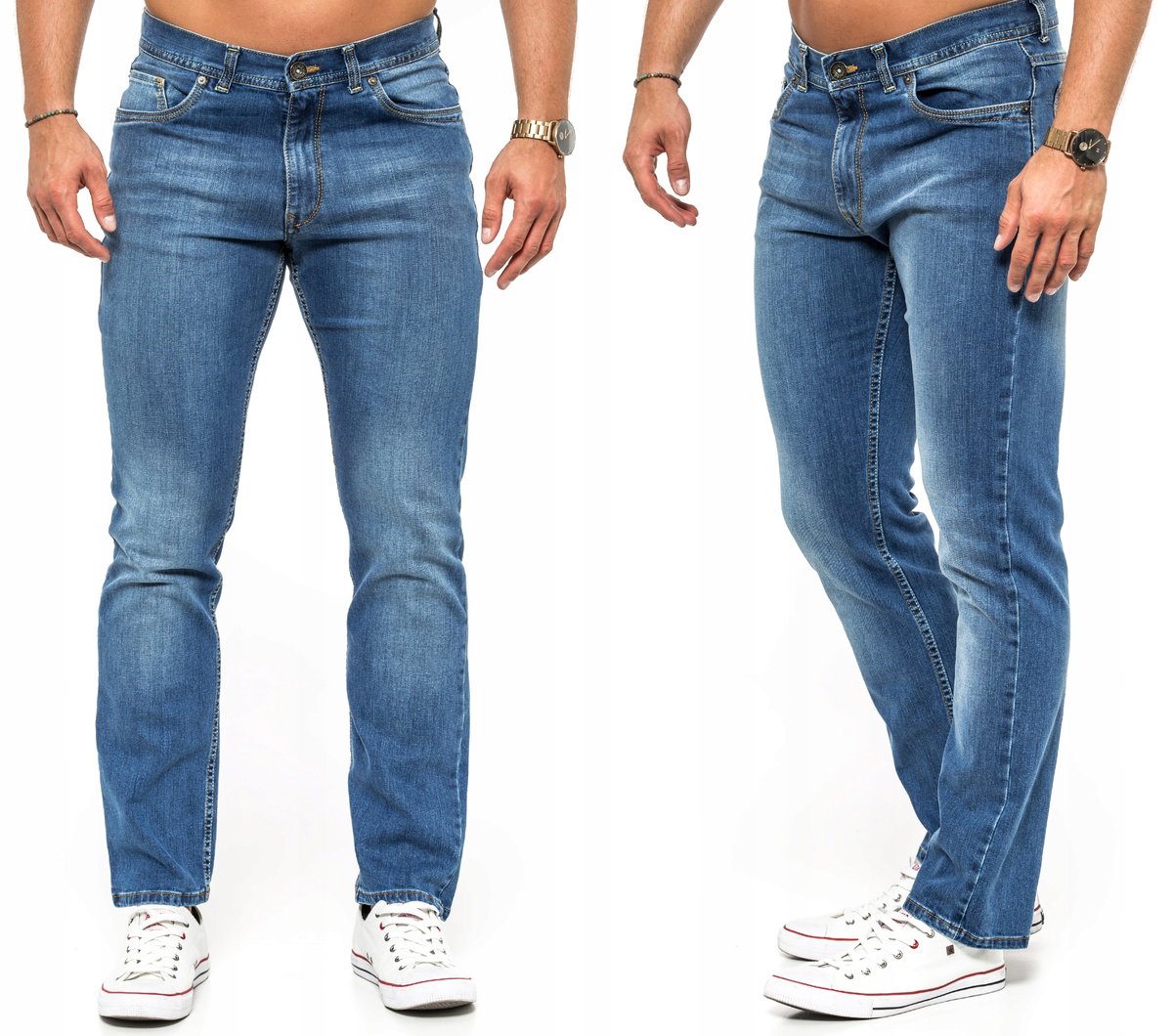 SPODNIE MĘSKIE STANLEY JEANS - 400/152 - 104cm L36 - Inna marka | Moda Sklep EMPIK.COM