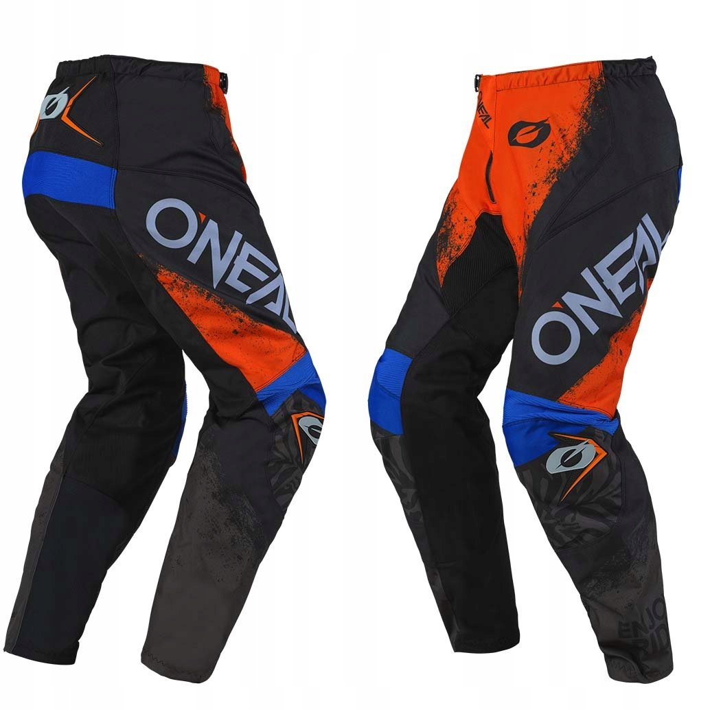 Spodnie mx O'neal Element Shocker pomarańczowe . cross / enduro / KTM ...