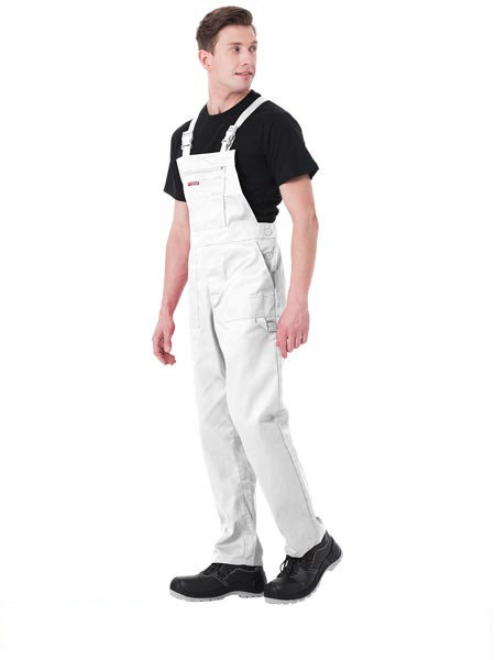 Spodnie ochronne robocze ogrodniczki białe roz. 56 - REIS | Sklep EMPIK.COM