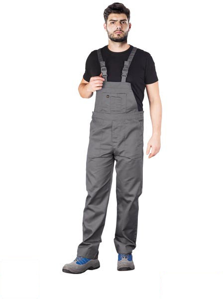 Spodnie ochronne robocze ogrodniczki szare roz. 56 - REIS | Sklep EMPIK.COM