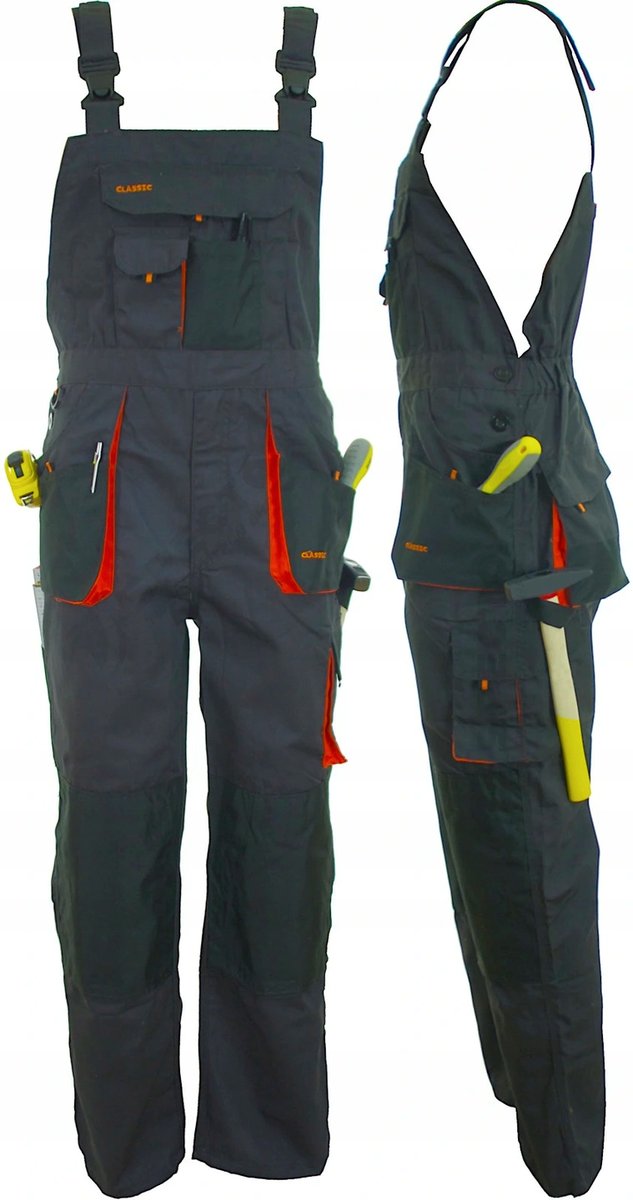 Spodnie robocze męskie Ogrodniczki robocze BHP Praktyczne Funkcjonalne ...