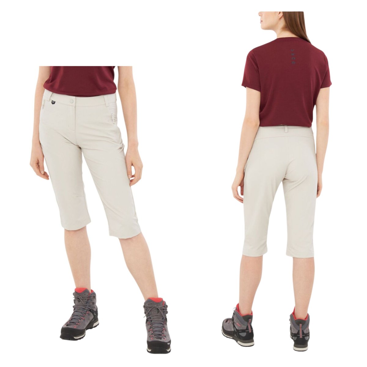 Spodnie trekkingowe damskie Viking Expander 3/4 800/27/3876 r.L - Inna marka | Moda Sklep EMPIK.COM