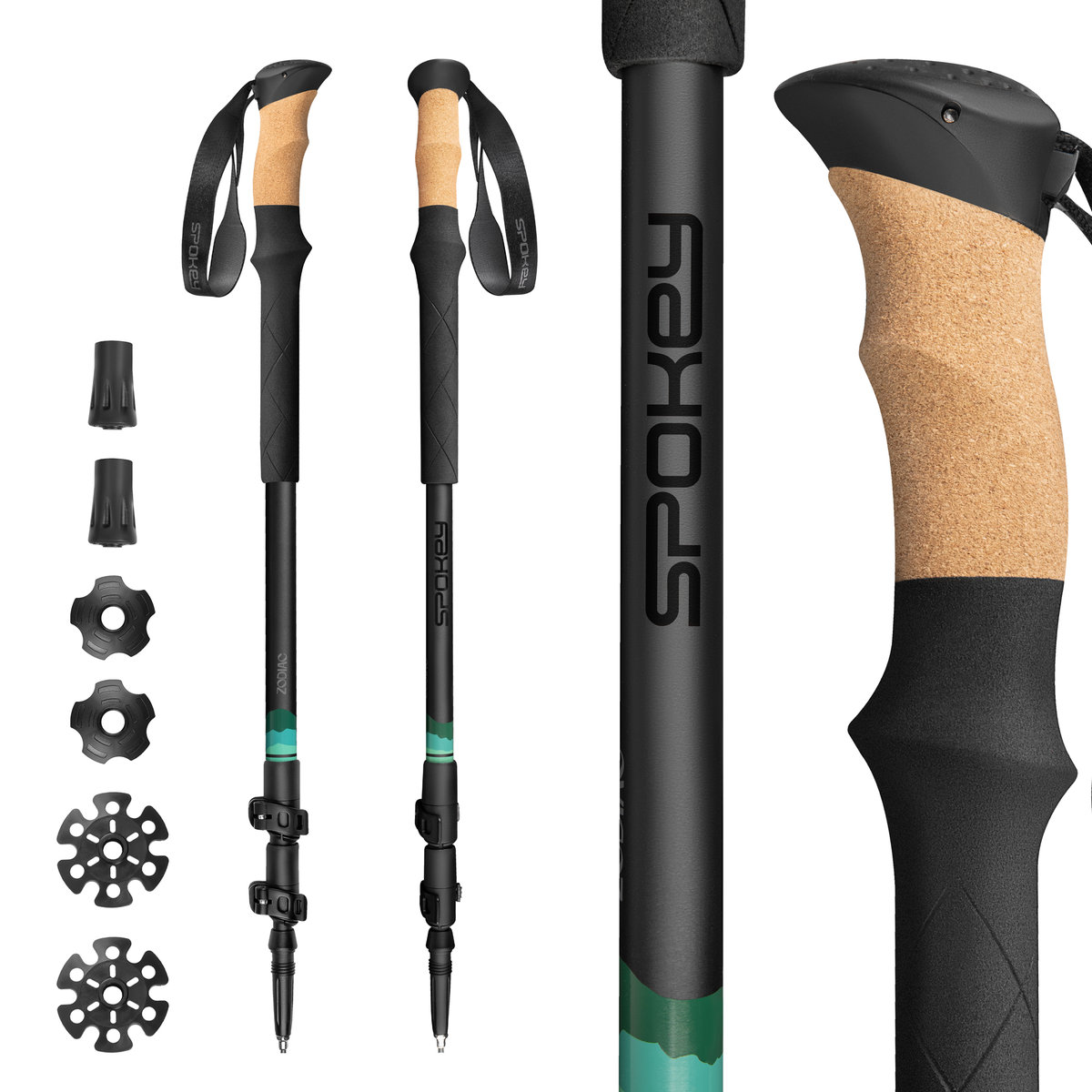 Spokey Kije trekkingowe ZODIAC korkowy uchwyt - Spokey | Sport Sklep ...