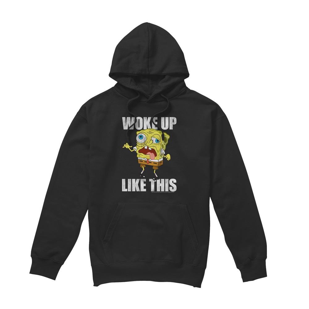 SpongeBob SquarePants Bluza Z Kapturem Męska Woke Up Like This Meme (XL ...