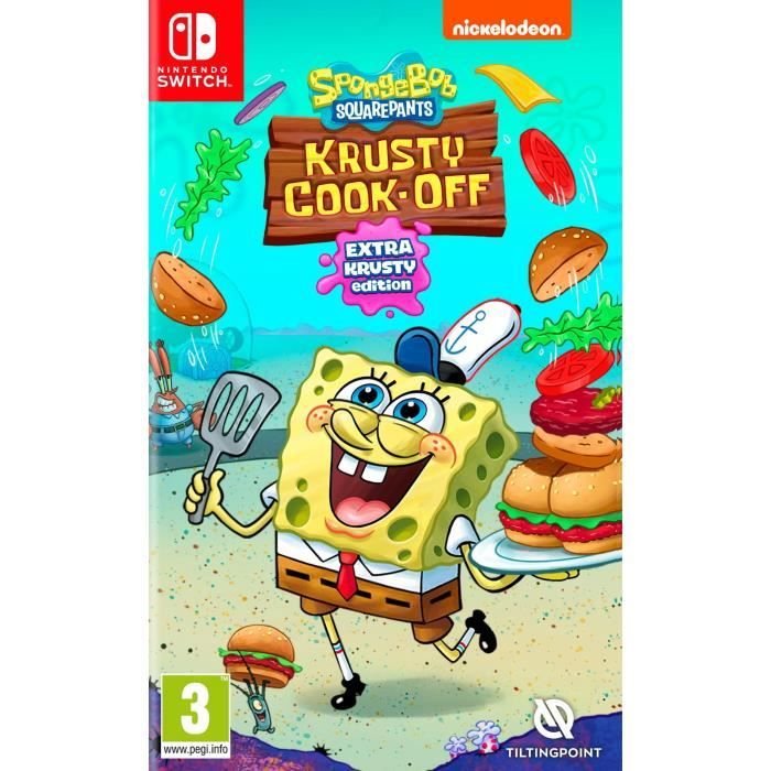 Spongebob Squarepants Kitchen Madness – gra na Nintendo Switch w wersji ...