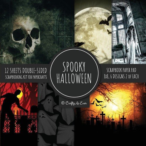 Spooky Halloween Scrapbook Paper Pad 8x8 Scrapbooking Kit for ...