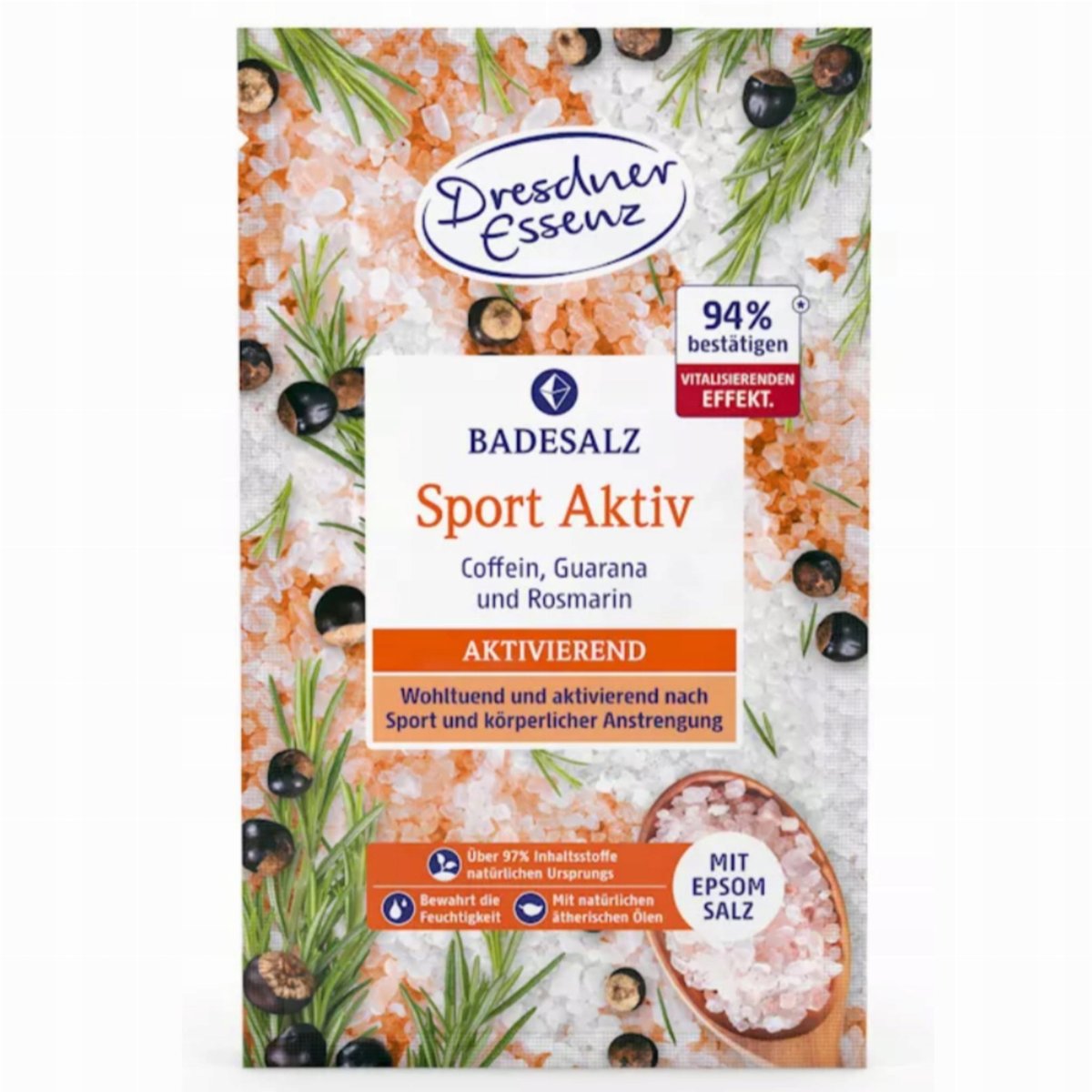 SPORT& ACTIV - SÓL DO KĄPIELI Z SOLĄ EPSOM 60G - DRESDNER ESSENZ ...