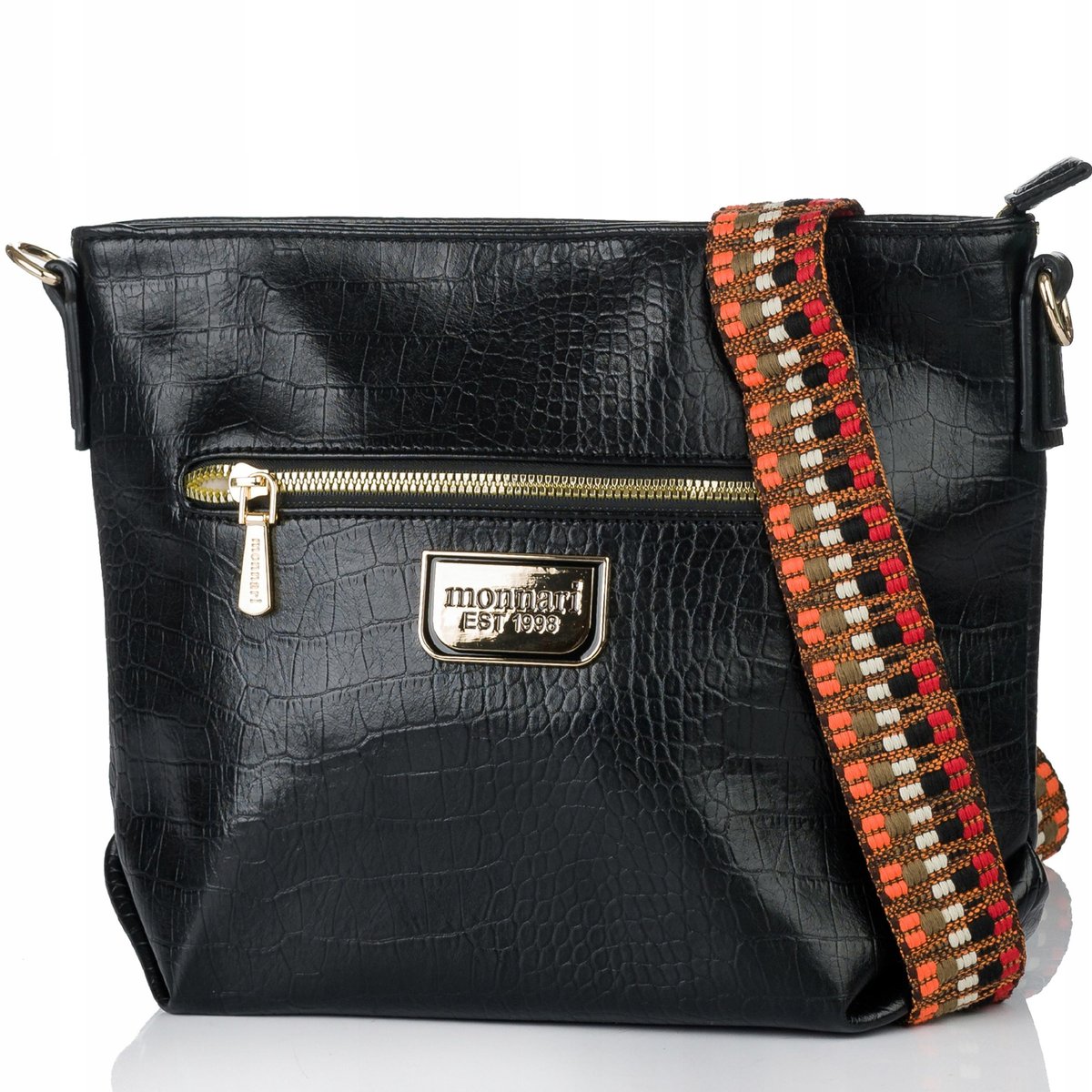 SPORTOWA Damska TOREBKA crossbody LISTONOSZKA MONNARI PREMIUM Czarny - MONNARI | Moda Sklep ...